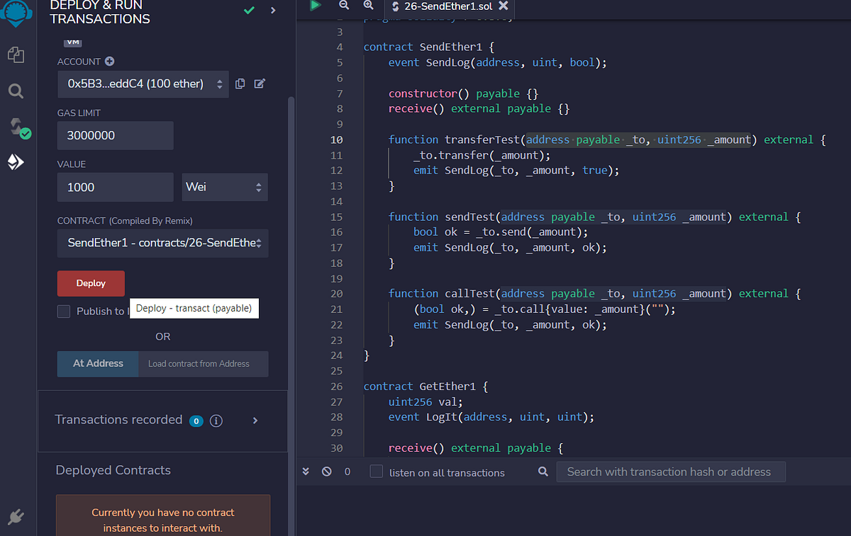 Solidity 8 — Ödeme İşlemleri. Smart contract ödeme işlemleri konulu… | by Engin UNAL | Medium