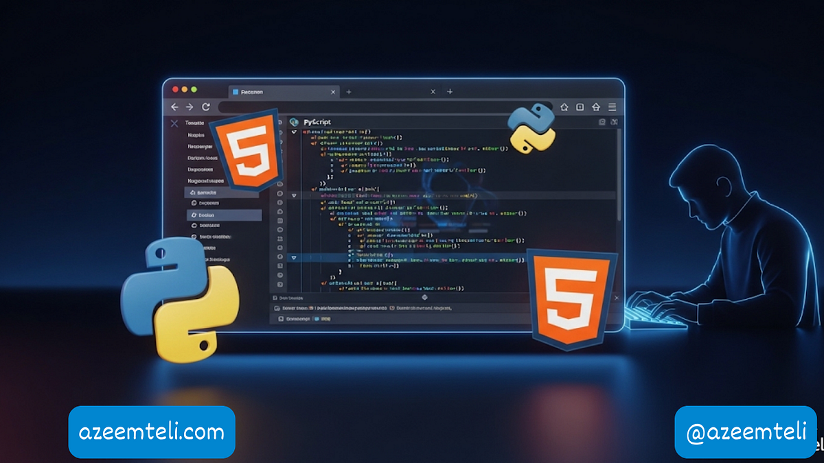 How to Build a PyScript Web App That Runs 100% in Your Browser 🚀 | by Azeem Teli | PyZilla ...