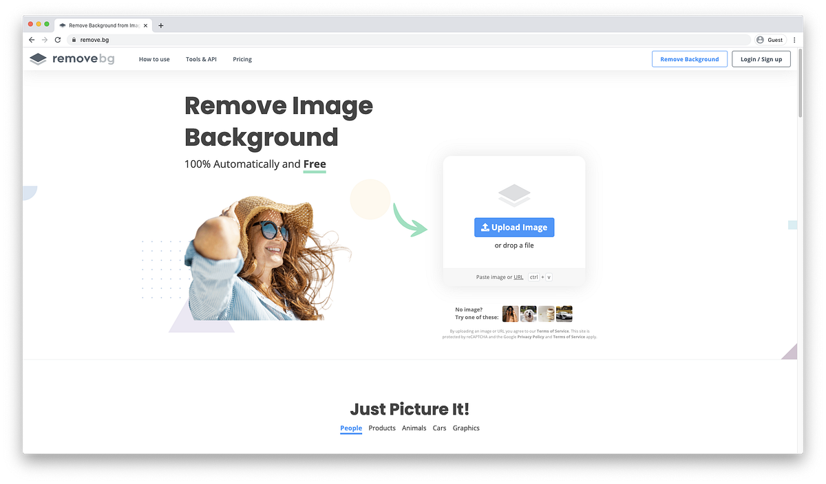 Remove backgrounds from images in seconds with remove.bg [Week 42/20 in ...