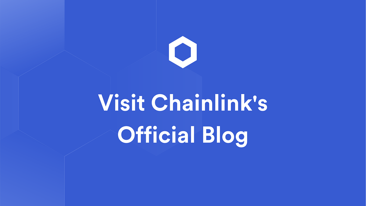 Chainlink has an updated blog. We no longer use Medium to publish… | by ...