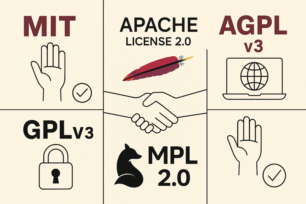Open Source Licences. MIT, Apache 2.0, GPLv3, MPL 2.0, and… | by Nuwan ...