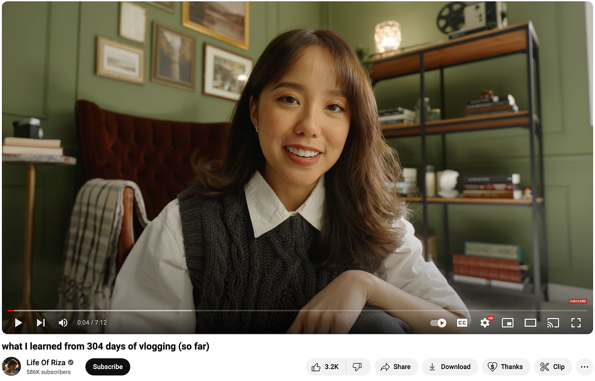 Learnings from the (YouTuber) the Life of Riza | by Nick Miklinski | Medium