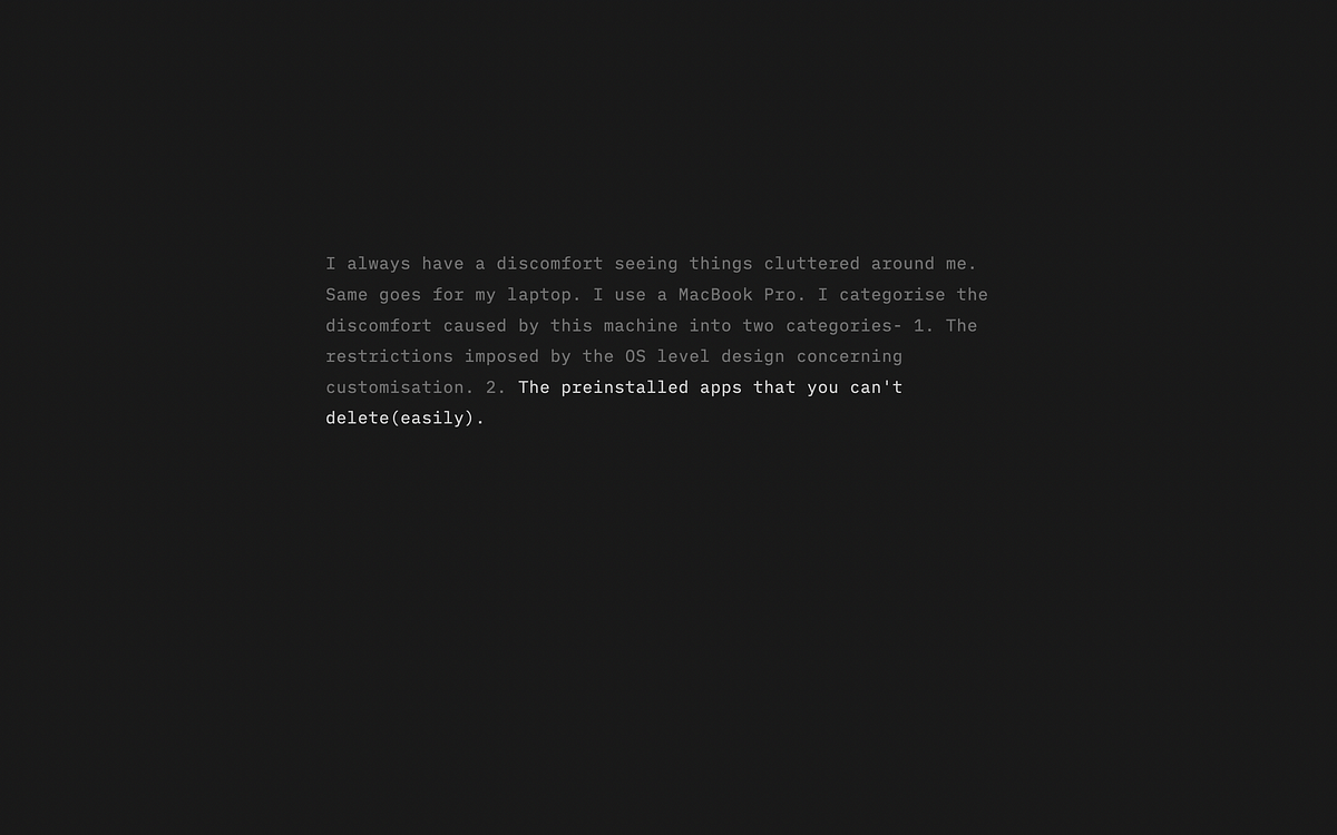 macOS for a minimalist. I always have discomfort in seeing… | by Uttam ...