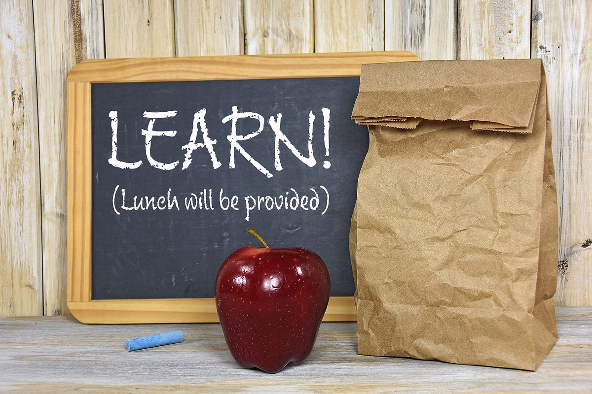 LEARN! (btw, lunch will be provided) | by Aaron Brown | Medium