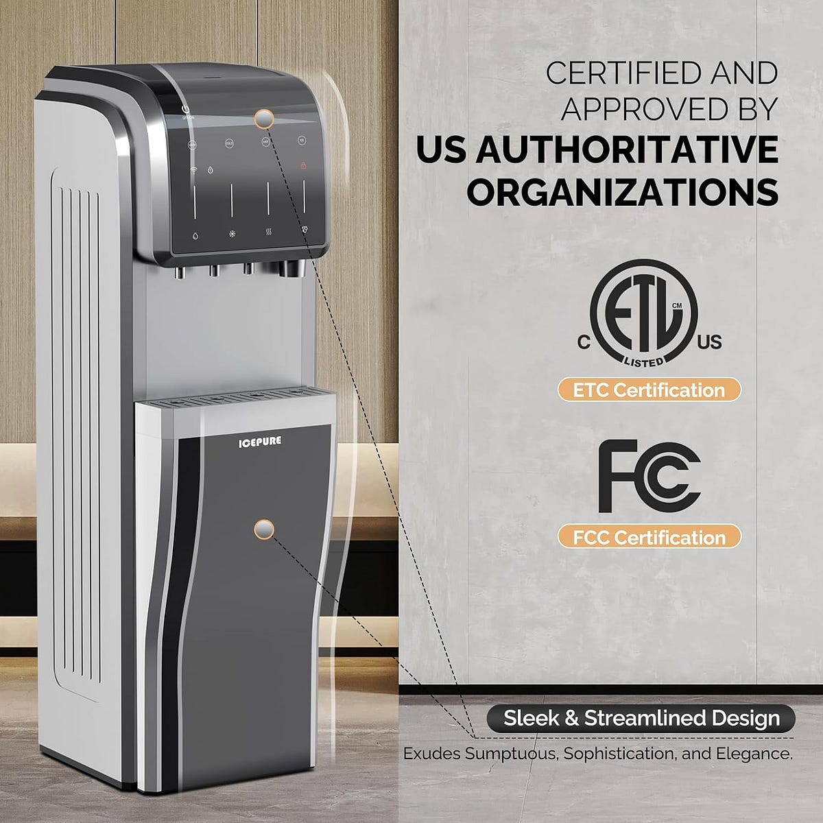 ICEPURE 5-in-1 Bottom Loading Water Cooler Dispenser: Your Ultimate ...