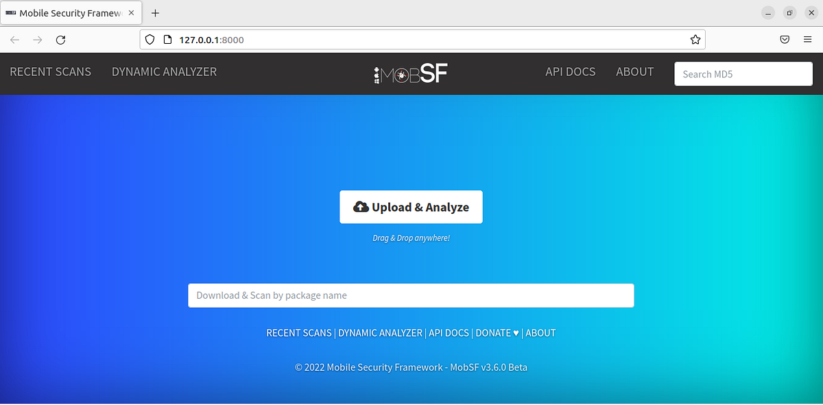 3 Ways To Access Mobile Security Framework Mobsf By Muhammad