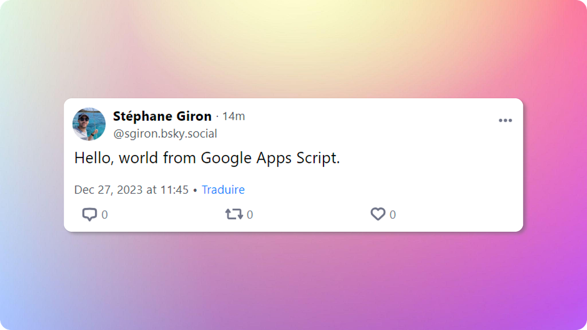 Post and Get messages with Bluesky Social API and Google Apps Script ...