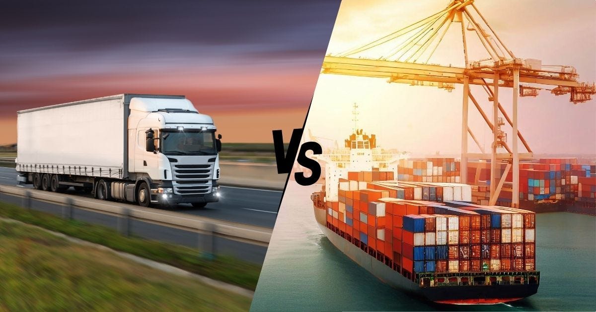 Why Choosing Road Transport Over Maritime Shipping is the Best Decision ...