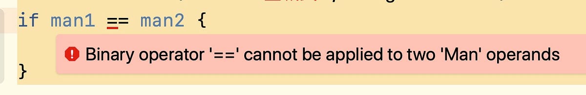 自動幫遵從 Equatable 的 struct & enum 定義 == function — Swift 4.1 | by 彼得潘的 iOS App Neverland | 彼得潘的 ...