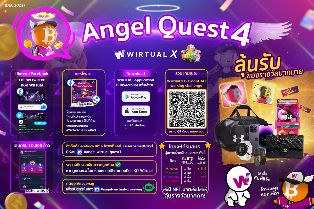 Angel Quest 1 (DEC 2022): Wirtual | by BitToonDAO | Medium