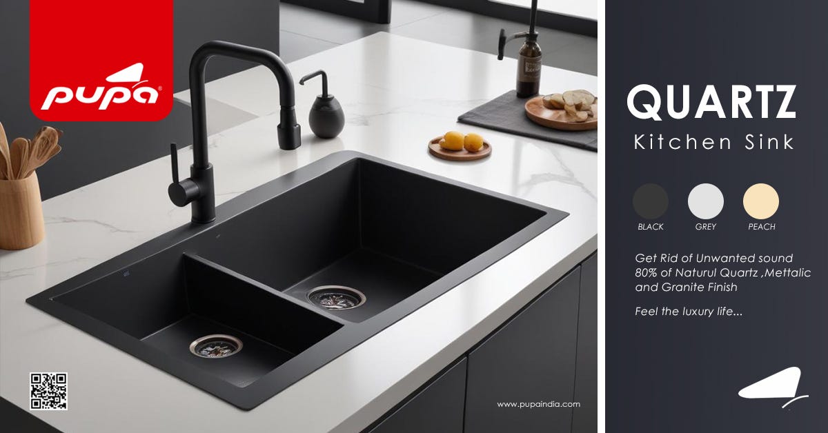 What is a Quartz Kitchen Sink?. Discover the beauty and durability of… | by Pupa India | Jul ...