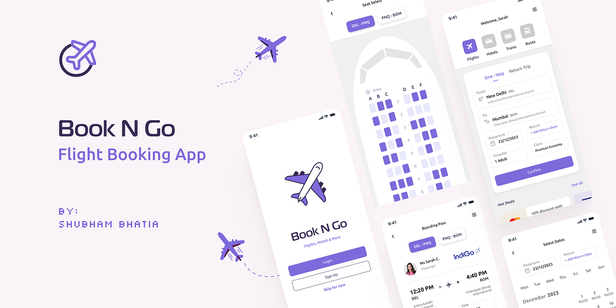 Designing Book N Go: A Mobile-First Flight Booking Solution | by ...