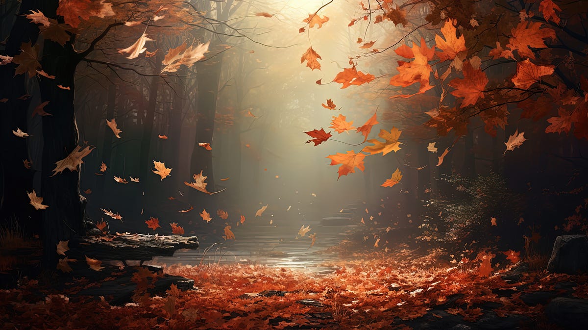 The Dance of Falling Leaves. There’s a certain magic in the whisper ...