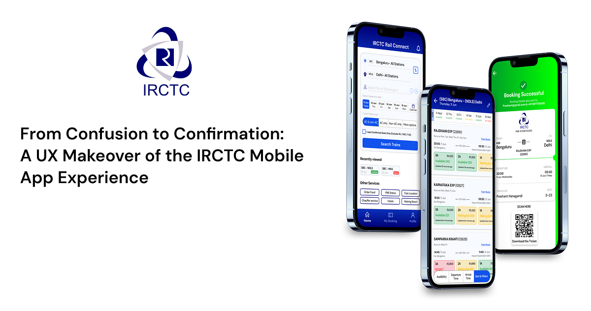 From Confusion to Confirmation: A UX Makeover of the IRCTC Mobile App ...