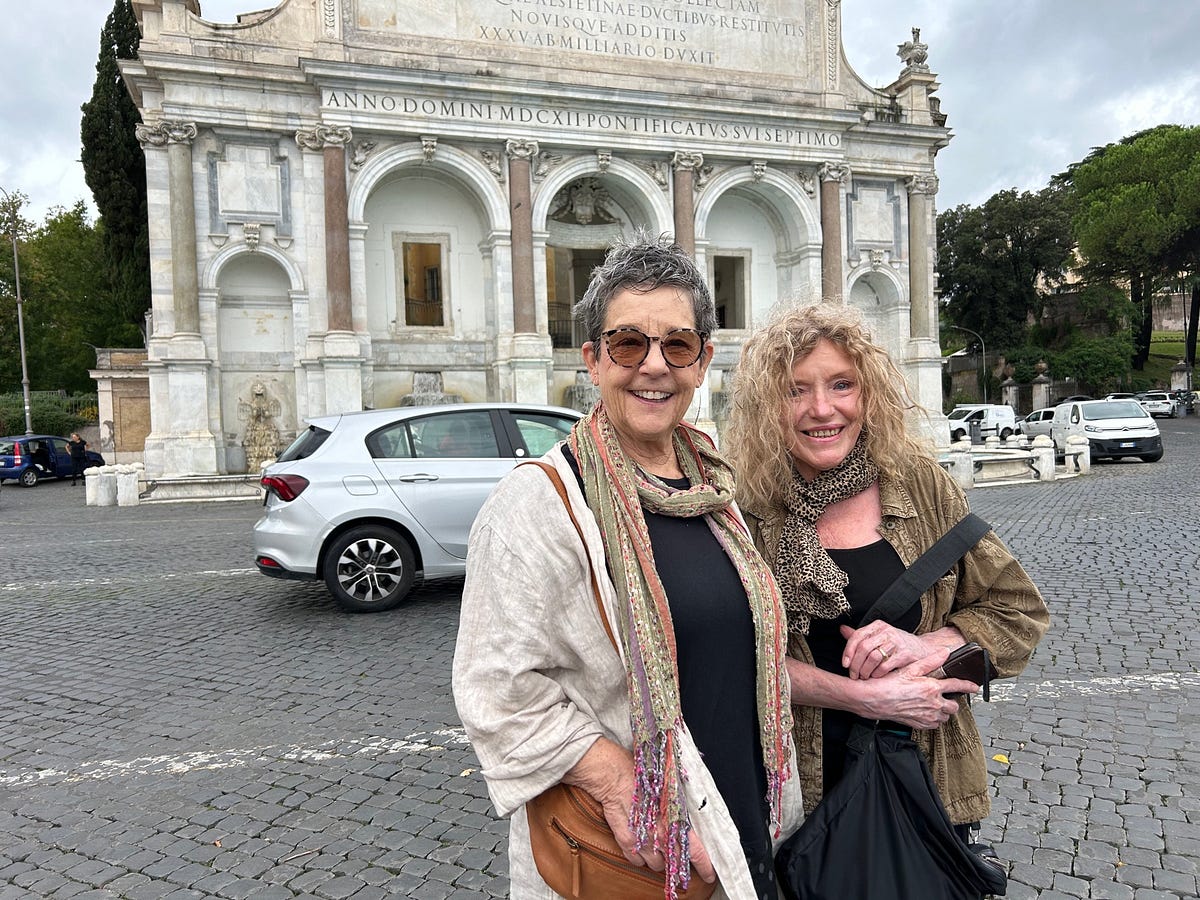 When it Rains in Rome it Pours. Good for umbrella vendors and cafes ...