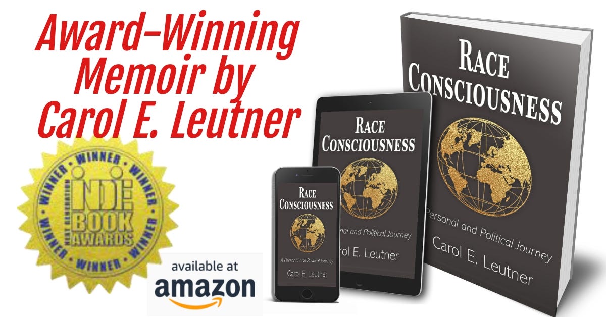 One Woman’s Journey to Race Consciousness | by Carolyn V. Hamilton ...