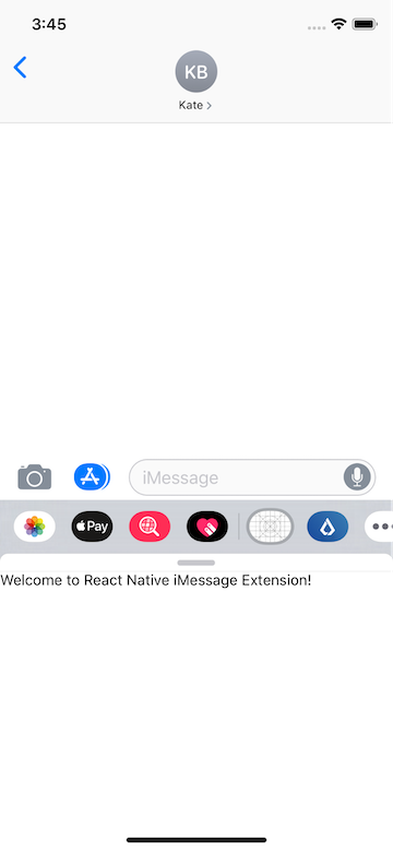 iMessage Extension for a React Native App | by ChengWei Yuan | Medium