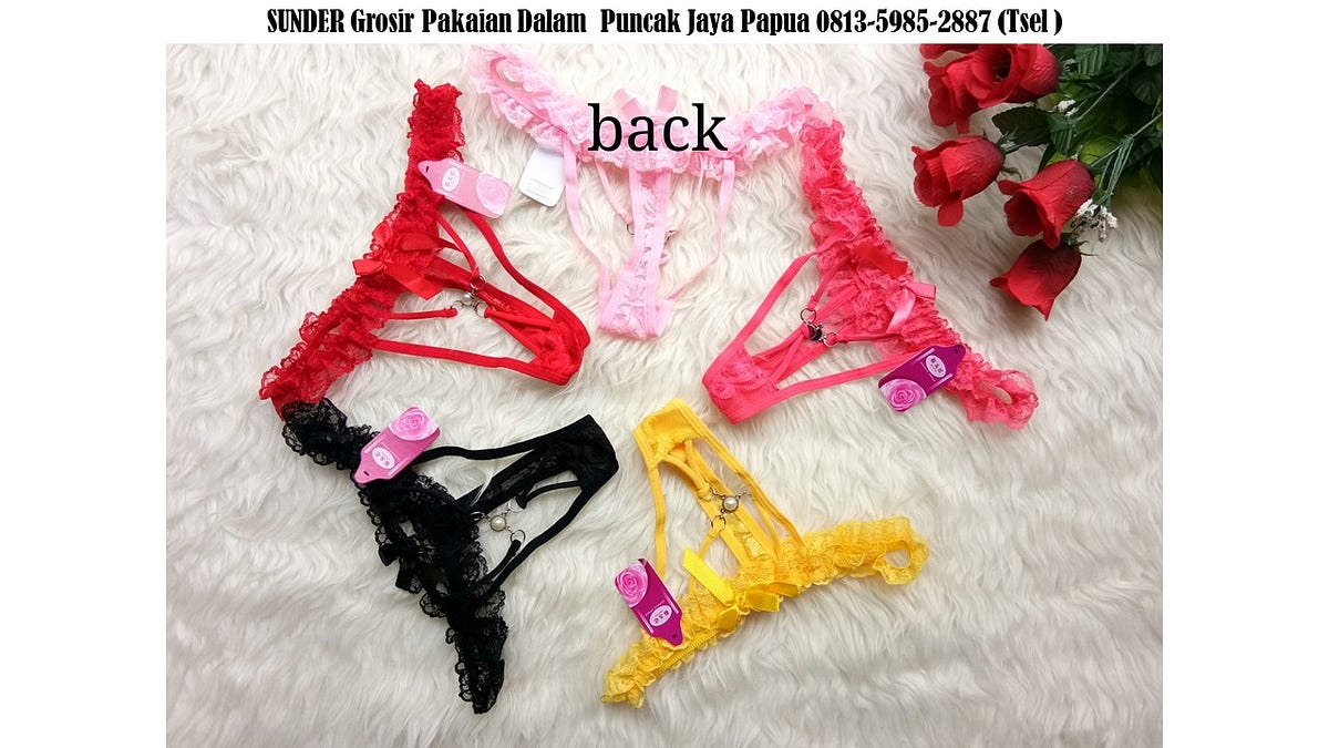 SUNDER Grosir Pakaian Dalam Puncak Jaya Papua 0813–5985–2887 (Tsel ) | by Grosir Pakaian Dalam ...