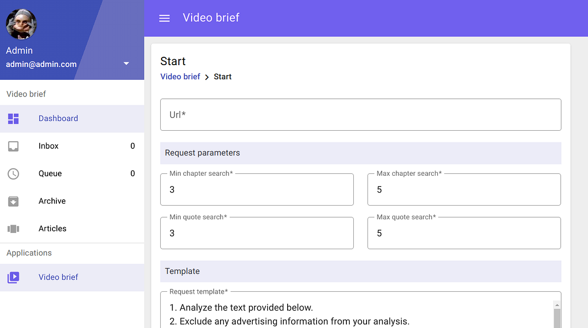 Crafting Precise Video Summaries with Viewflow, ChatGPT and Claude.ai. | by Django Viewflow ...