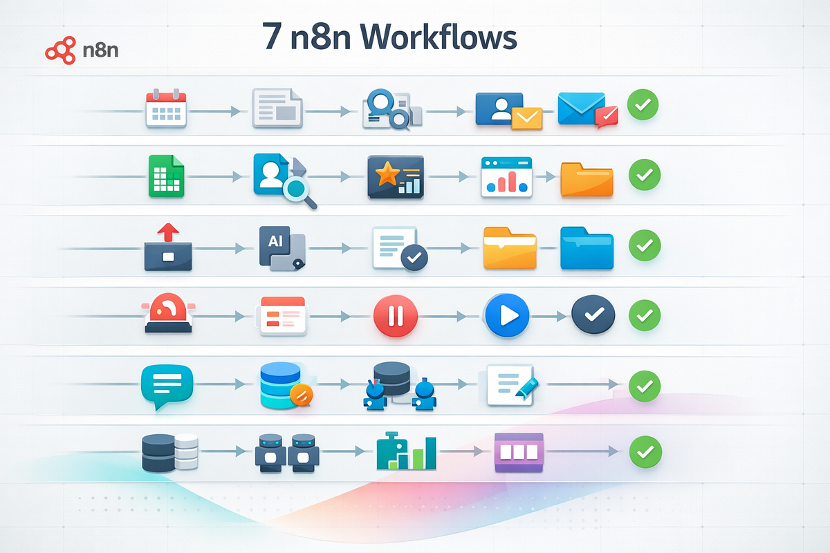 7 n8n Workflows You Didn’t Know You Could Build | by Nexumo | Jan, 2026 | Medium