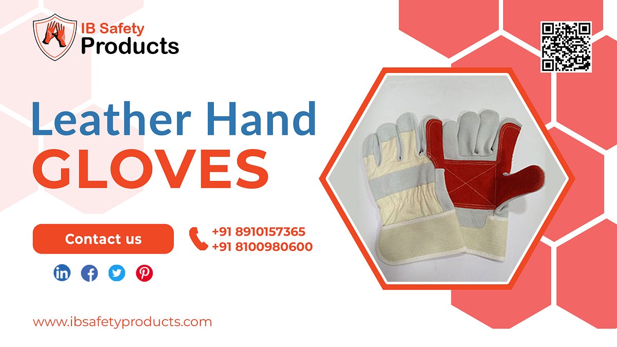 Leather Hand Gloves - preeti pawar - Medium