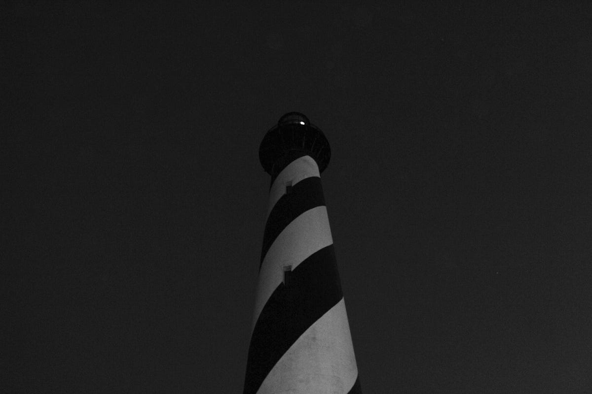 Lighthouse visitor. Horror story. Some nights I sleep with my eyes open ...