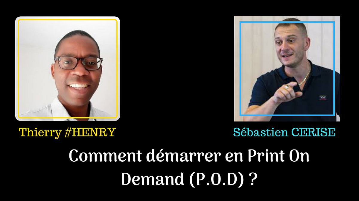 Comment démarrer dans le Print on demand (POD) ? Interview de Sébastien ...