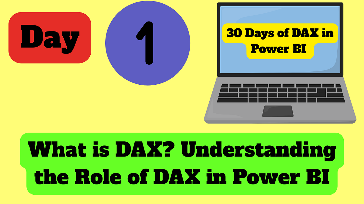 Day (1) What is DAX? Understanding the Role of DAX in Power BI | by Anurodh Kumar | Write A ...