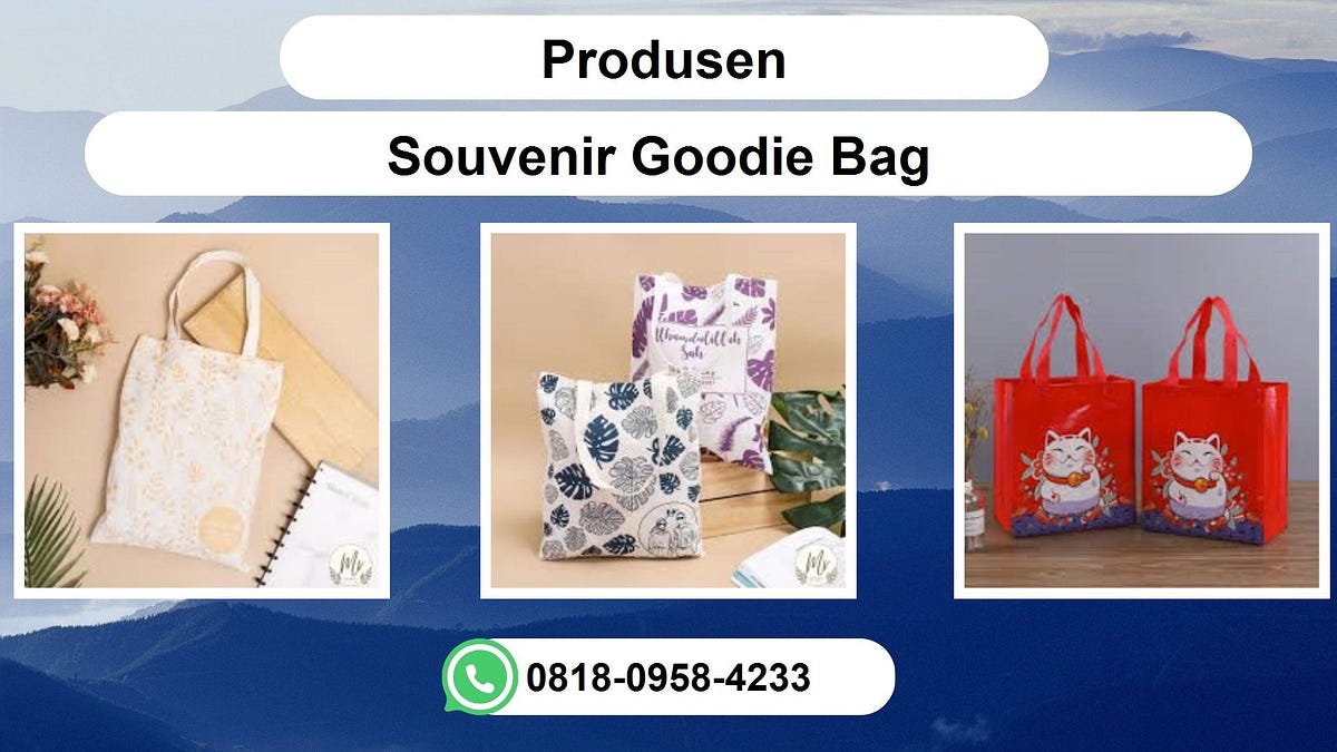 Produsen, 0818–0958–4233 Souvenir Goodie Bag Outdoor - Mahidoharmadi - Medium