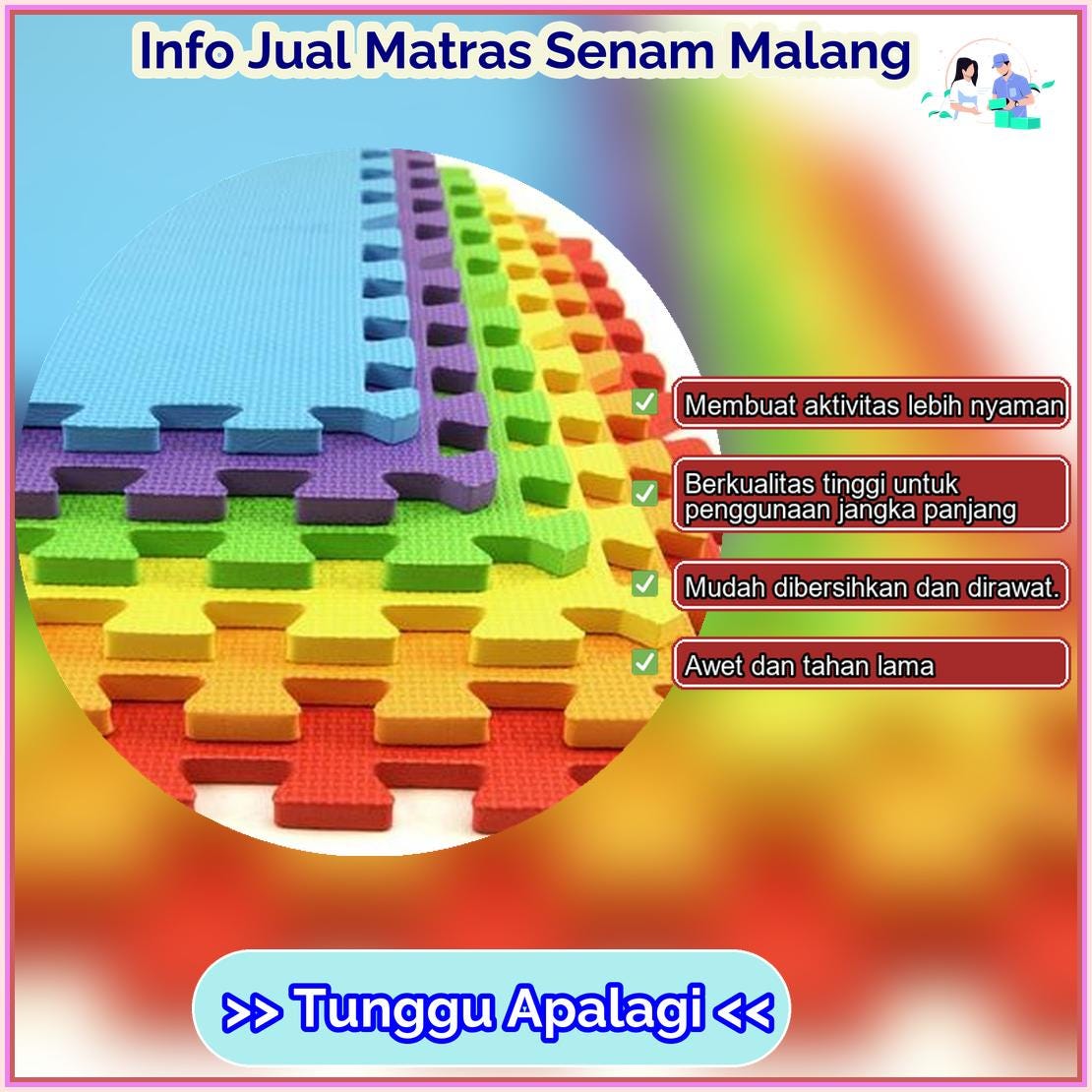 Info Jual Matras Senam Malang - Matras Judo - Medium