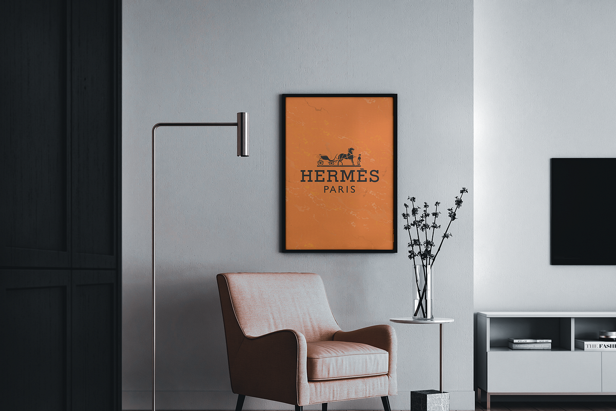 Hermès Box Wall Art: A Bold Statement for High-Fashion Lovers! Perfect ...