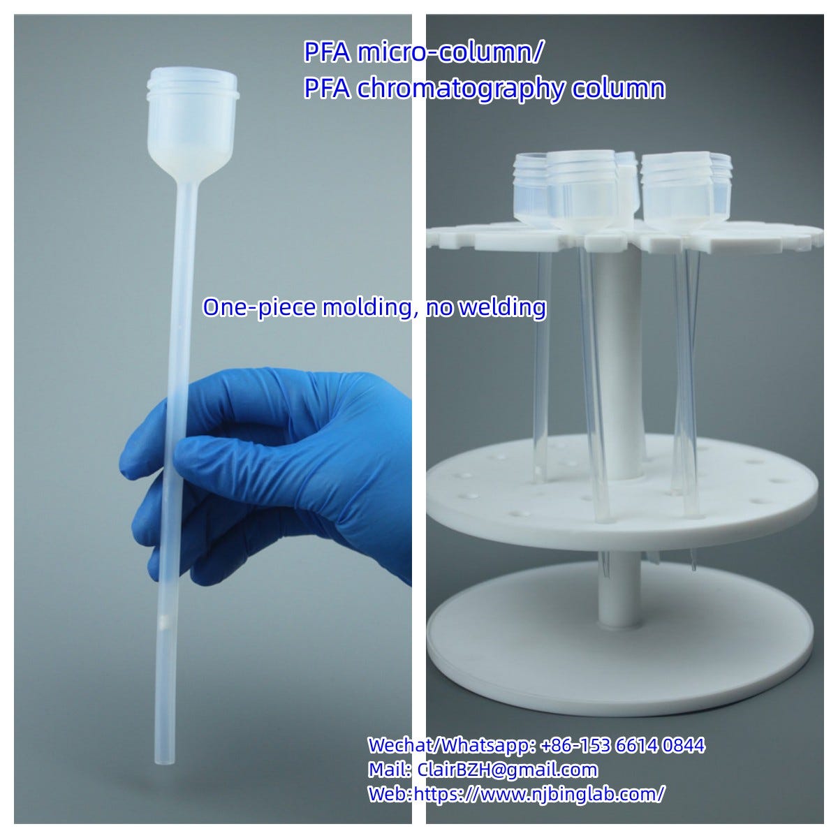 Teflon PFA Microcolumns High-purity for Geochemistry Sample Preparation - Claire Wang - Medium