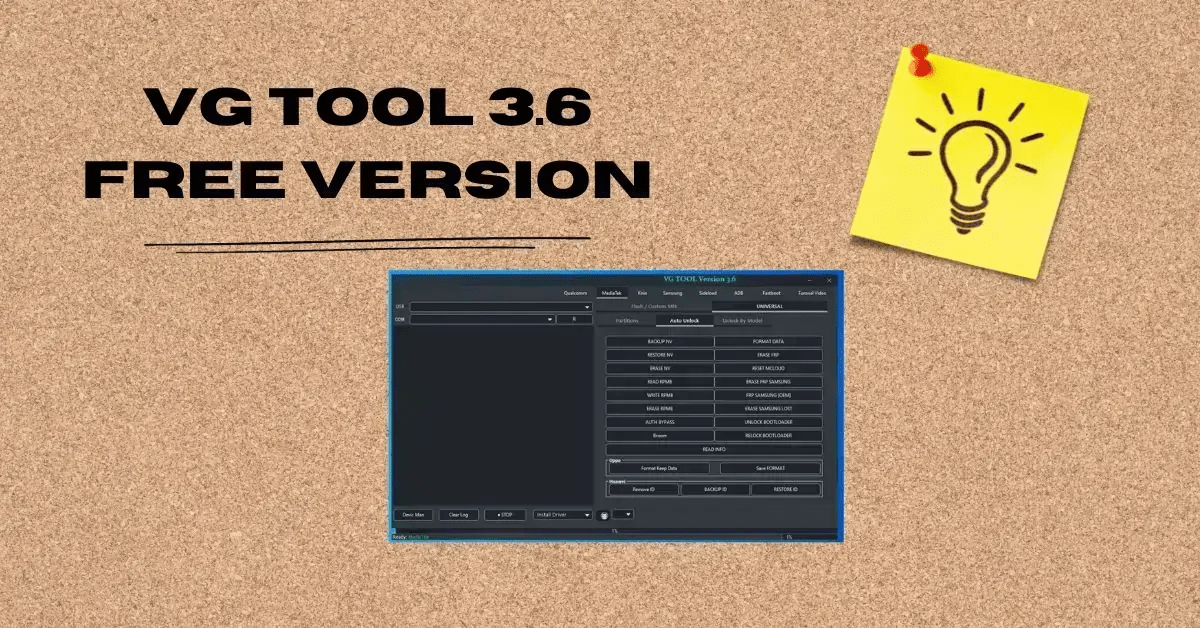VG Tool 3.6 Free Version All Samsung MTK FRP Bypass Tool - HardnSoft Official - Medium