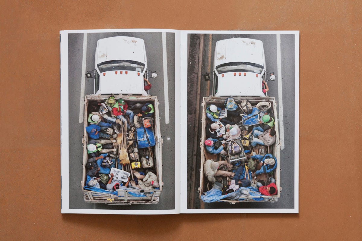 What’s In The Back?. Bird’s-eye-view photos of work-trucks… | by Pete ...