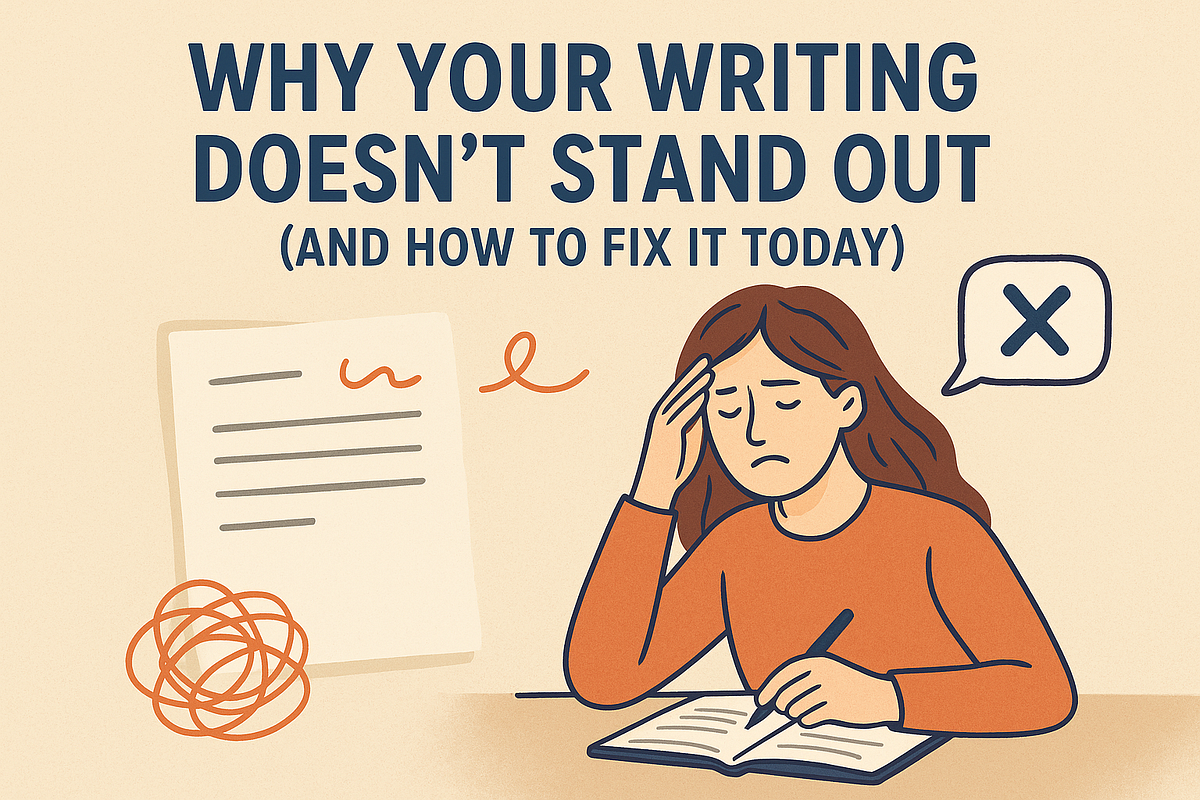 Why Your Writing Doesn’t Stand Out (And How to Fix It Today) | by ...