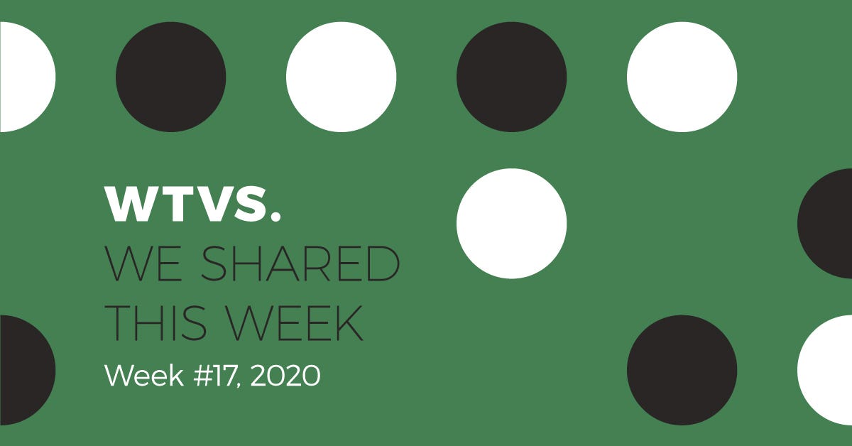 WTVS. We Shared This Week: #17. We share a pretty serious amount of ...
