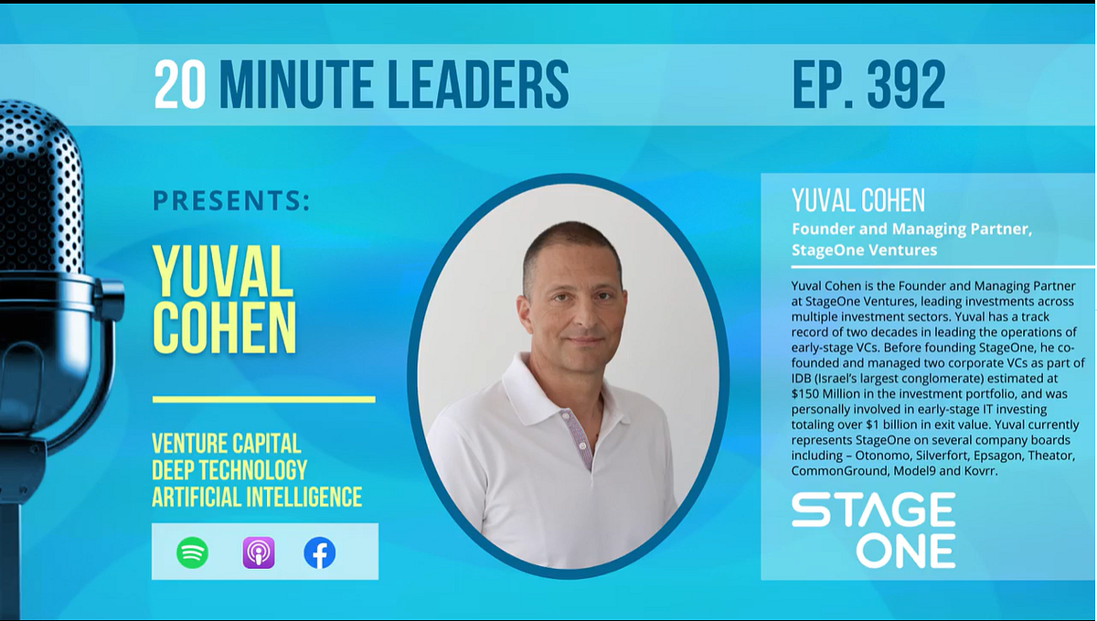 20 Min Leaders PodCast - StageOne Ventures - Medium