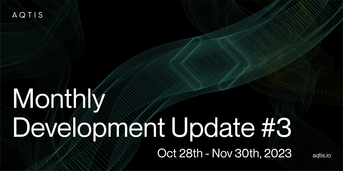 AQTIS Monthly Development Update #3: Rewards Distribution & Front-End Development | by AQTIS ...
