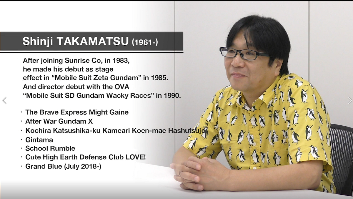 Outstanding Japanese Creative Anime Director “Shinji Takamatsu ...