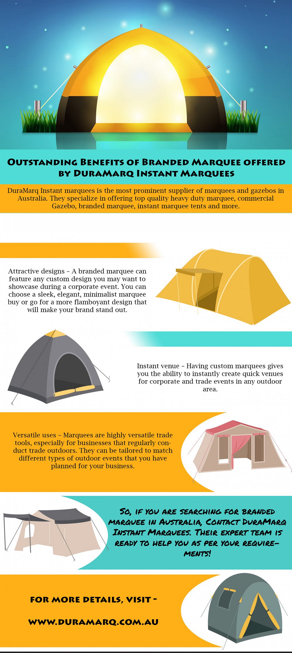Outstanding Benefits of Branded Marquee offered by DuraMarq Instant ...