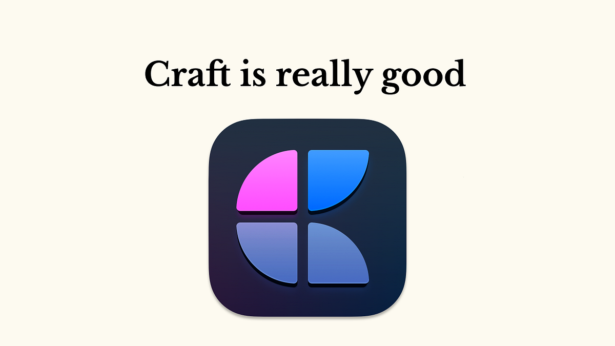 Craft is hard to ignore. Craft is a productivity app that… | by ...