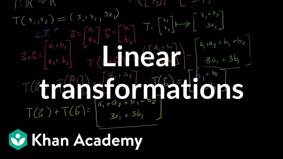 Getting Started with Linear Transformations: An Introduction for Beginners | by Abhishek Mishra ...