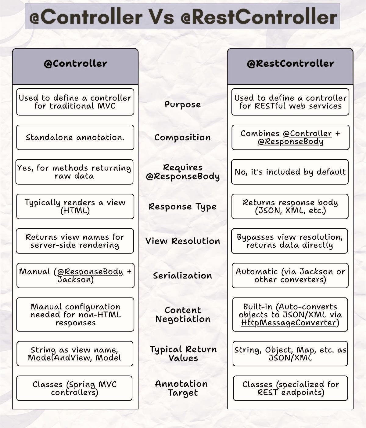 🎯 @Controller vs @RestController - Kavishka Wilagedara - Medium