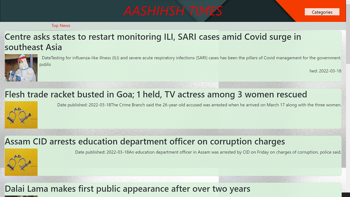 My first API and JS Project. As i am learning coding my interest… | by ...