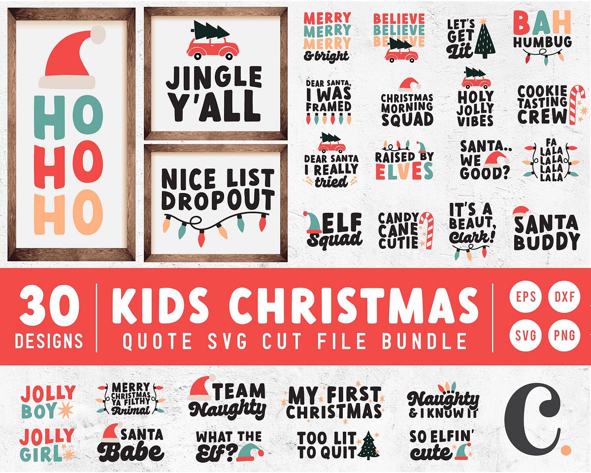 Boy Christmas SVG | Cute Christmas SVG | Whimsical Christmas SVG | Kids ...