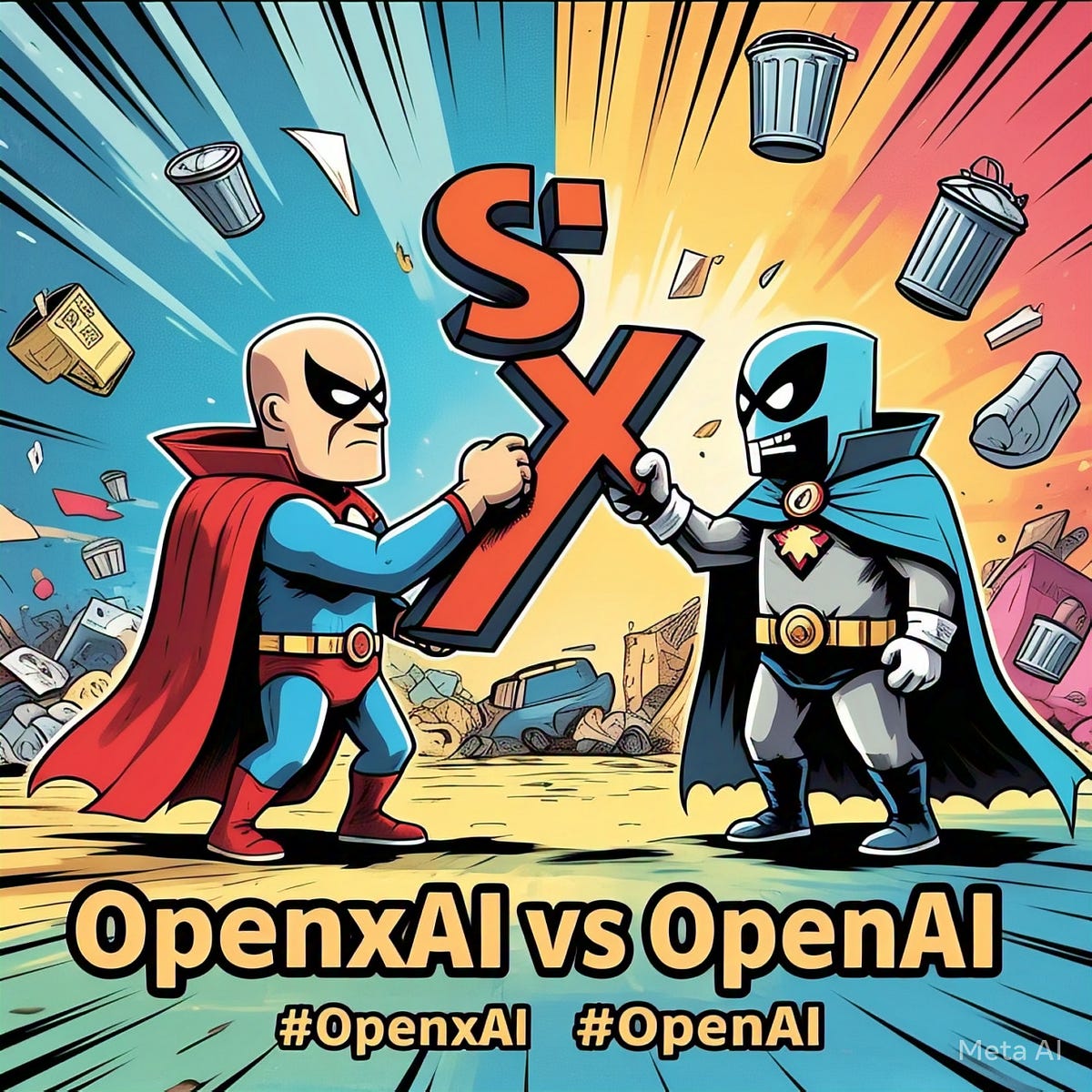 𝒔𝒖𝒑𝒆𝒓𝒎𝒂𝒏:** My old 𝒐𝒑𝒆𝒏A𝒊 system. *𝒃𝒂𝒕𝒎𝒂𝒏:** My current 𝒐𝒑𝒆𝒏𝑨𝒊 productivity. **Other 𝒉𝒆𝒓𝒐𝒆𝒔 ...