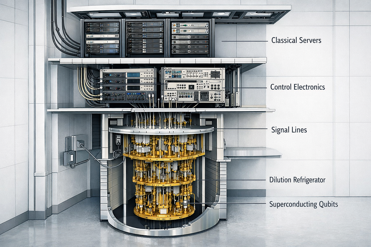 Inside a Quantum Computing System: Components and Operation | by ...