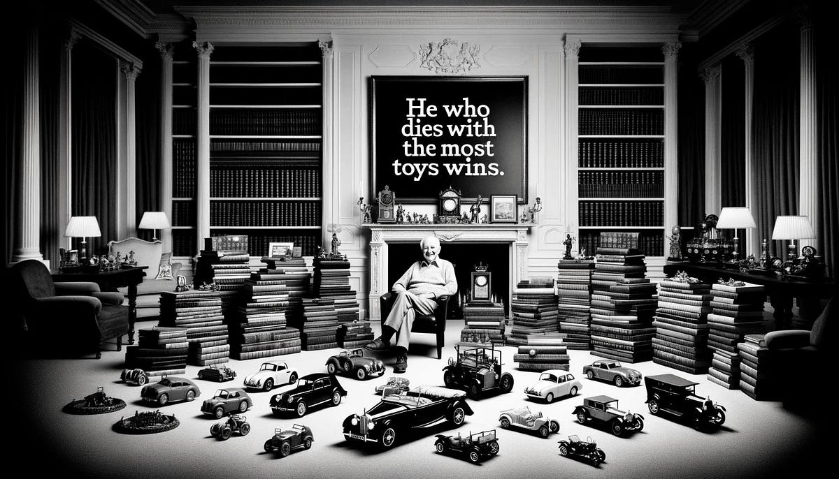 He Who Dies with the Most Toys Wins | by Rubén de Jesús | Medium