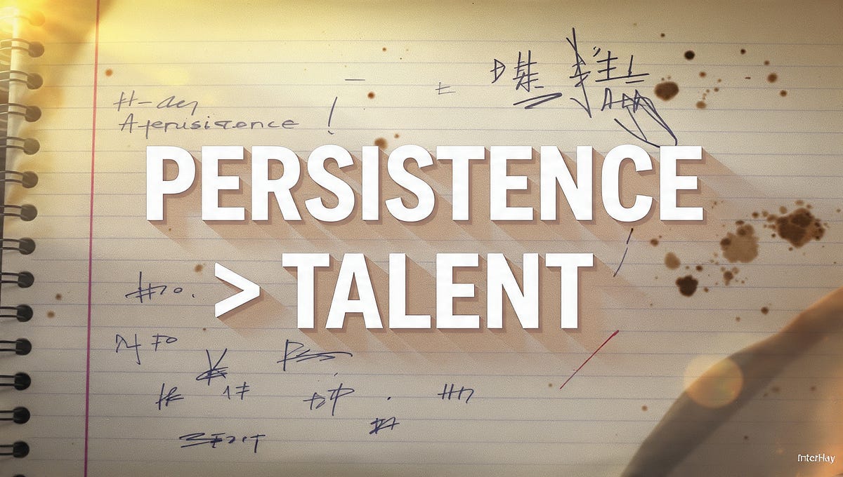 Persistence > Talent: Why Your Next “No” Could Be the Gateway to Your ...