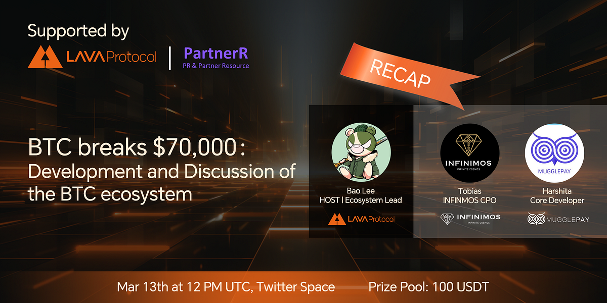 Development and Discussion of BTC Ecosystem — Space Recap | by LAVA ...